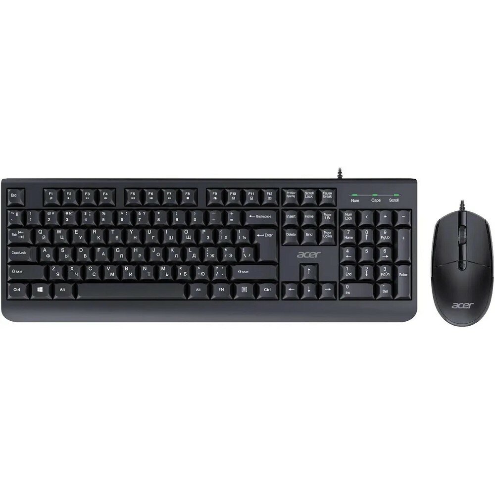 Комплект (клавиатура + мышь) Acer OCC400 проводной