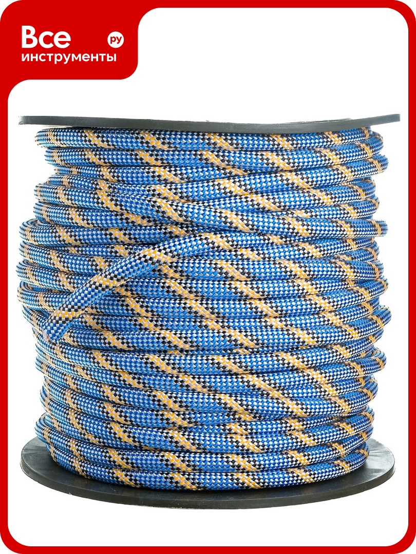 Плетеная веревка Эбис 14мм х 100м 71347