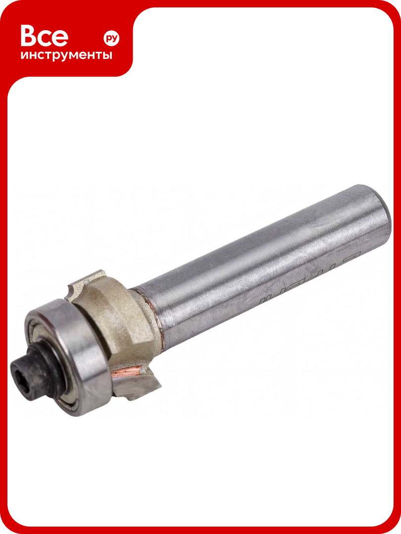 Фреза по дереву кромочная калевочная (15х5 мм; R1 мм; хвостовик 8 мм) Strong СТФ-10171505, стальной, 15×5