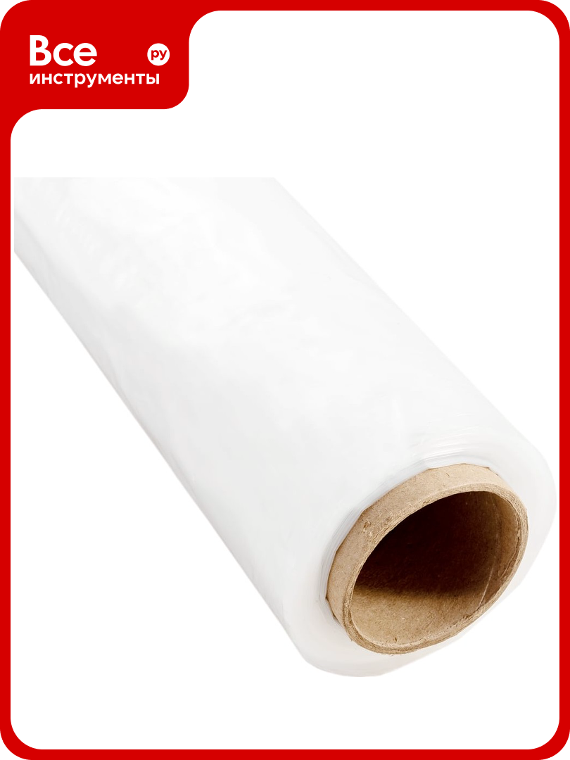 Пленка полиэтиленовая (Ширина 3 м; Длина 100 м; 50 мкм) Gigant PF-04 стабилизированная прозрачная упаковка