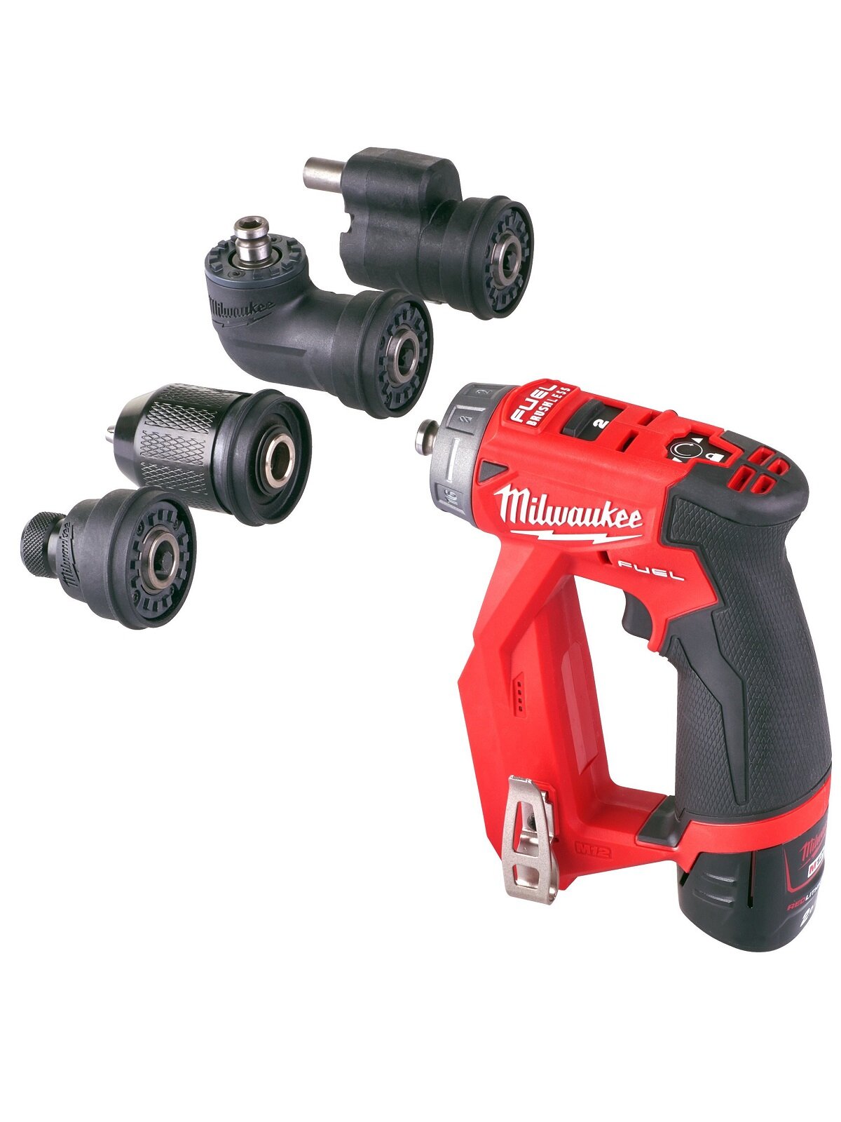 Аккумуляторная дрель-шуруповёрт Milwaukee M12 FDDXKIT-202X FUEL (с аккумулятором и ЗУ в комплекте)