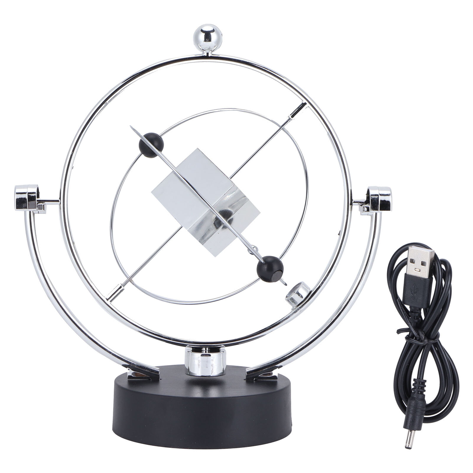 Вечно движение игрушки магнитное свинг -столовое украшение физическая наука игрушка USB батарея двойное использование