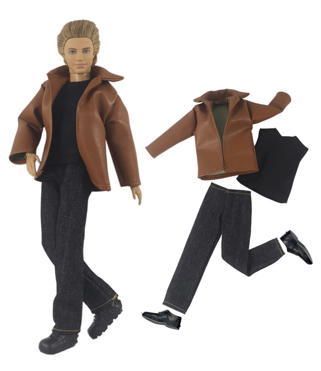 Красивые аксессуары для кукол ручной работы Ken, 1 комплект, повседневная одежда, костюм для куклы Ken 30 см, 12 дюймов, подарок для детей bb4