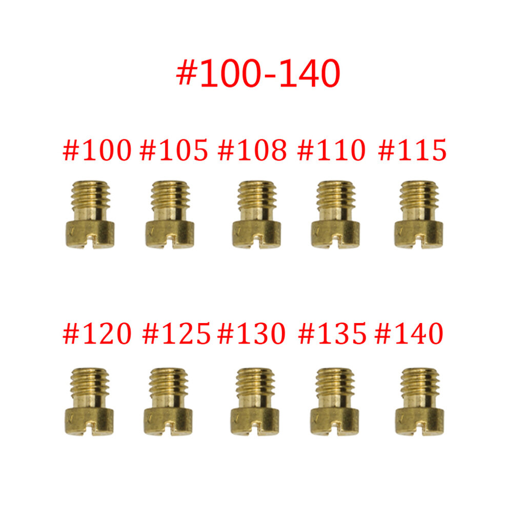 20 шт. Легкая установка карбюратор основной самолеты медленное пилот для GY6 CVK PWK PE, Золото - 155-178