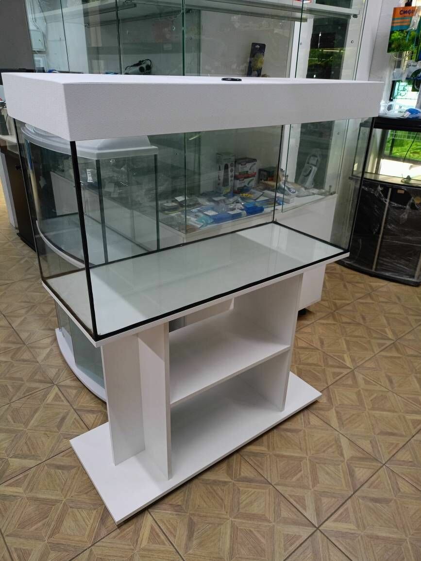 Аквариум 200 л + тумба+ крышка +диодный свет (100*40*57 см)