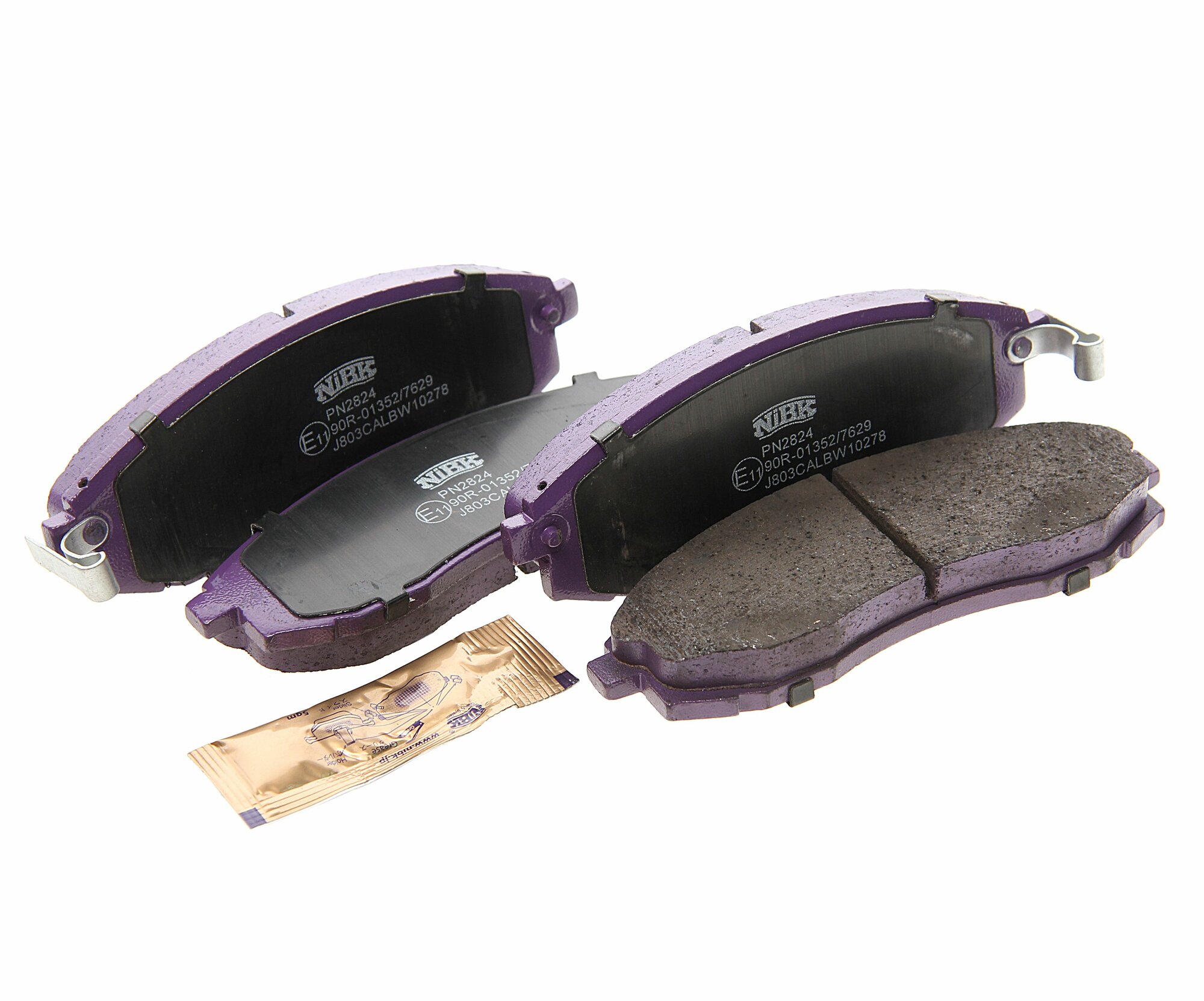Колодки тормозные передние (4шт.) NiBK Арт. PN2824 / MITSUBISHI L200 (97-06)