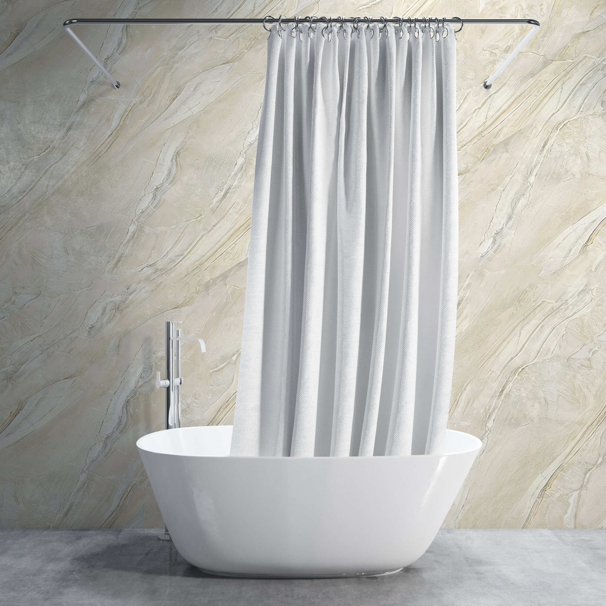 Гибкий мрамор "Диона" полотно №2; 1420х2850 ; 4,047 кв. м.