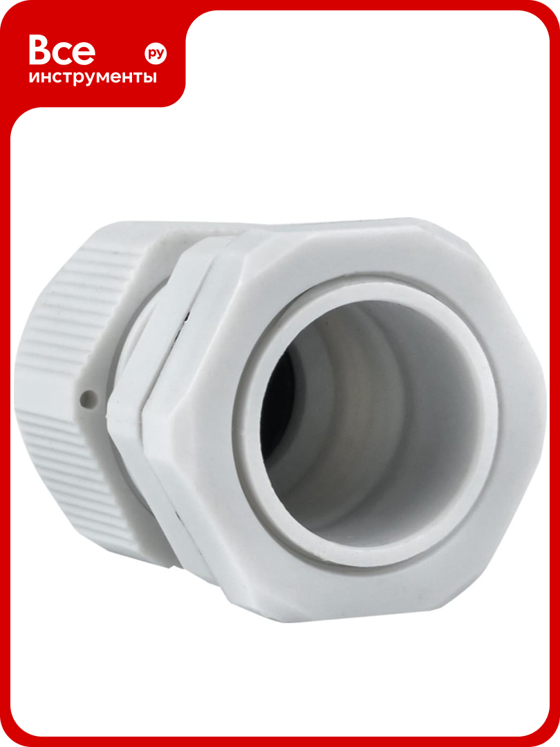 Сальник EKF PG21 IP54 (2 шт) d отверстия 28 мм / d проводника 13-18 мм PROxima plc-pg-21-2-r, для достижения степени