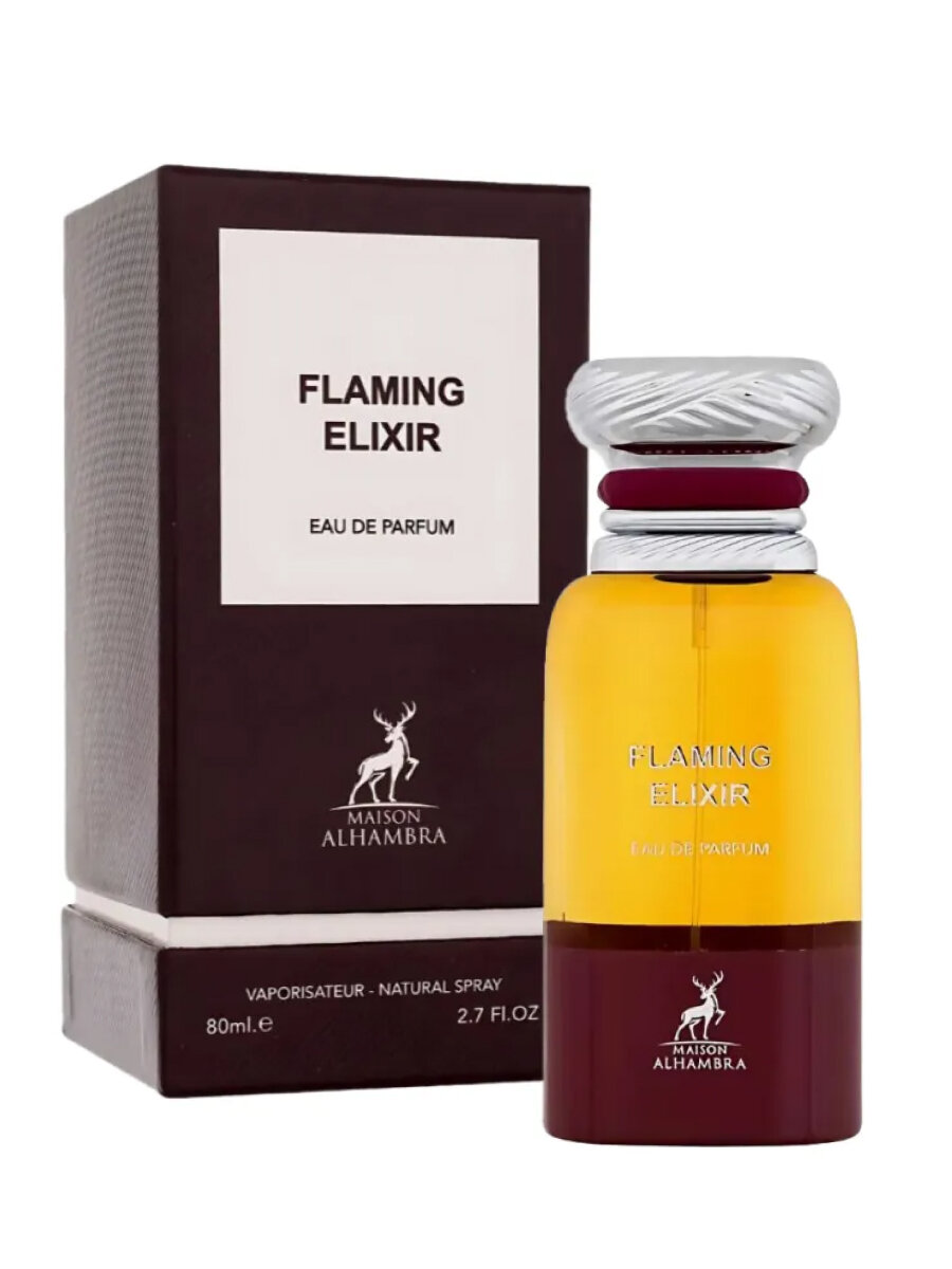 Парфюмерная вода Maison Alhambra "Flaming Elixir", женская, восточные, 80мл