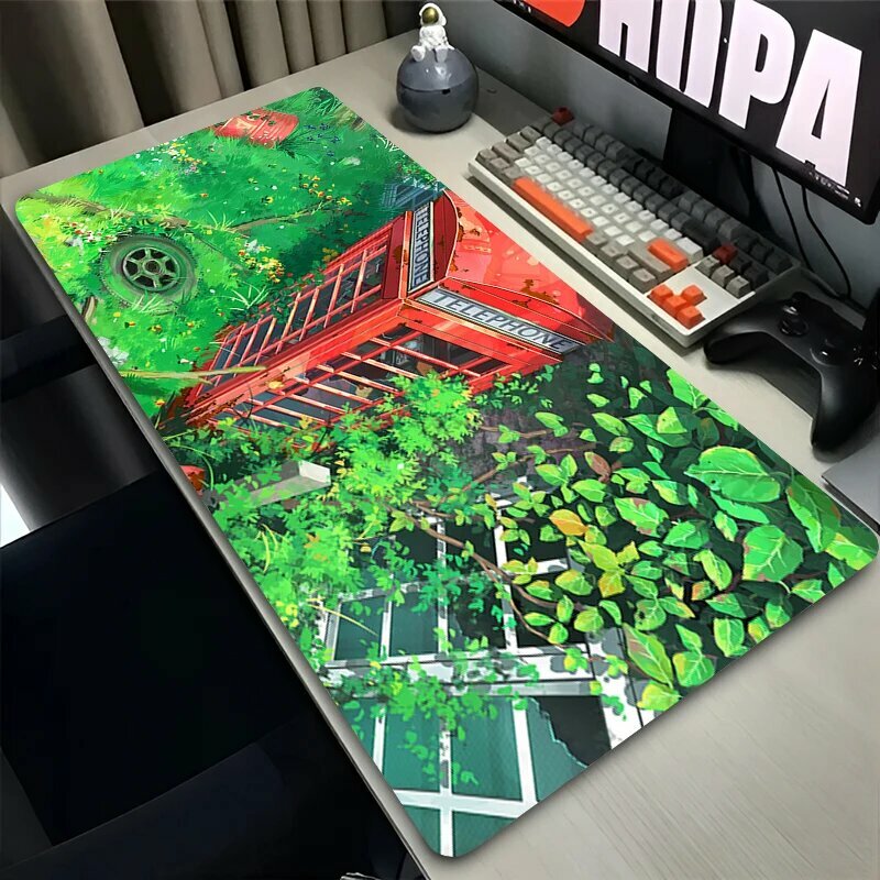 Игровой коврик для мыши Potdemiel XXL аниме из натурального каучука 1000x500x2mm, TK-0000003318