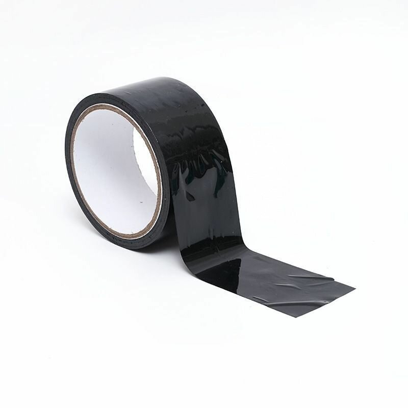 Лента ONE LoveTeam, для бондажа, эротическая, черная, виниловая, 16 м x 5 см A3