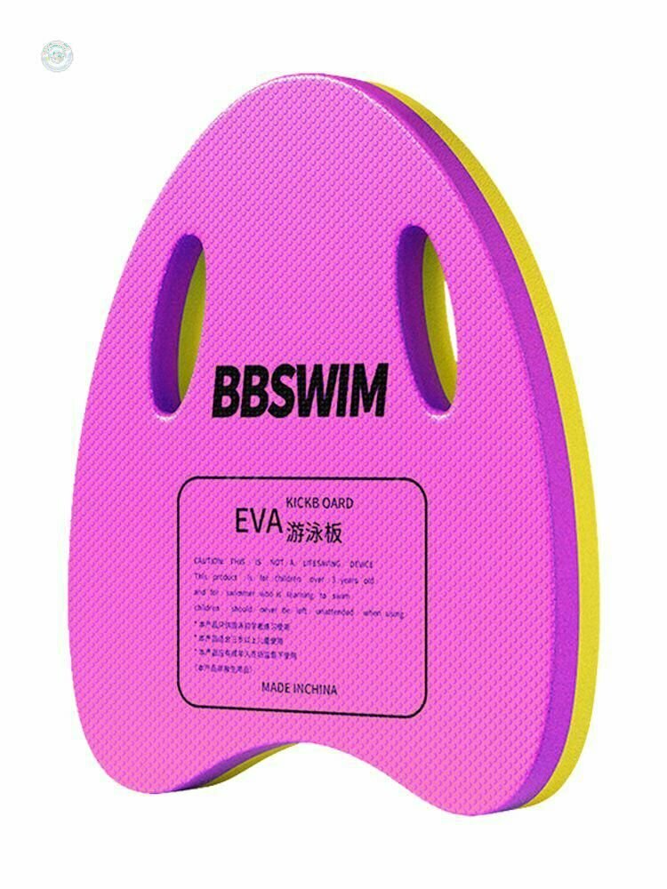 Доска для плавания A-образная для начинающих легкая и удобная плавучесть, темно-розовый