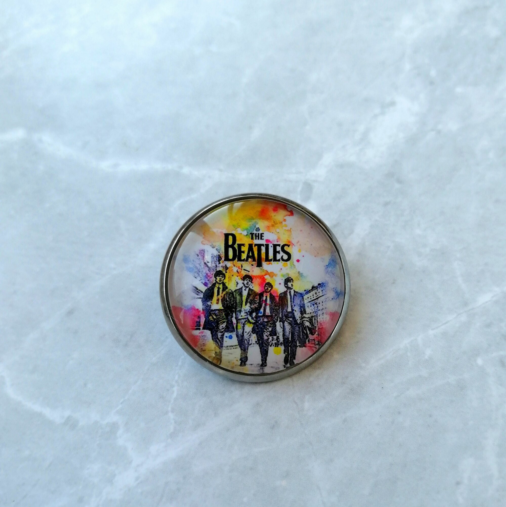 Значок Beatles Битлз диаметр 25мм