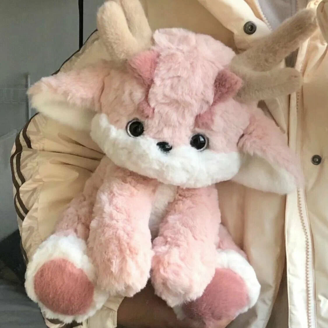 Плюшевая игрушка/розовая китайская кукла-дракон/высотой около 35 см