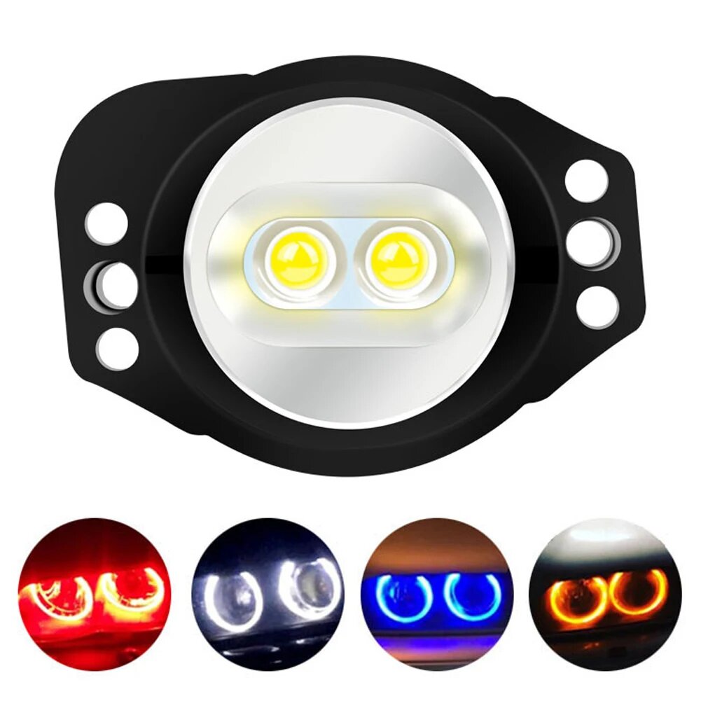 1 шт. светодиодные дневные ходовые огни Angel Eye, лампа Canbus без ошибок для BMW E90 E91 3 серии 320 325i 328i 335i 2005-2008 White