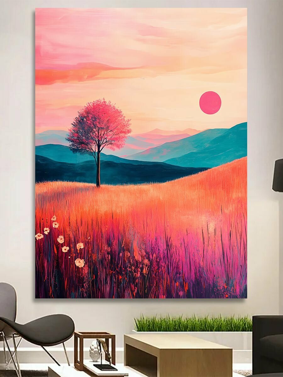 Пейзаж / природа, интерьерная картина / на холсте, 30х40 см.