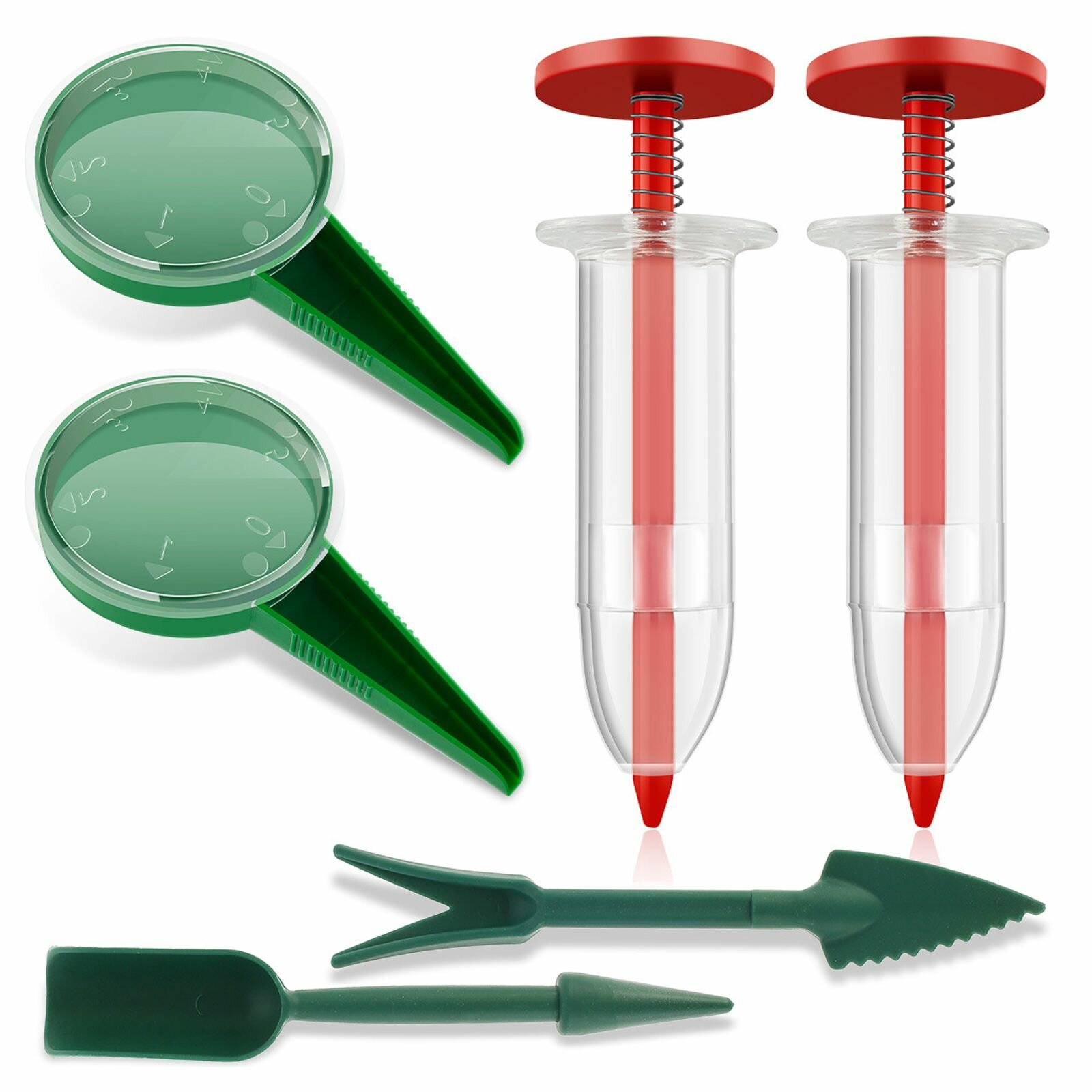 Мини-дозатор для посева семян пластиковая ручная сеялка