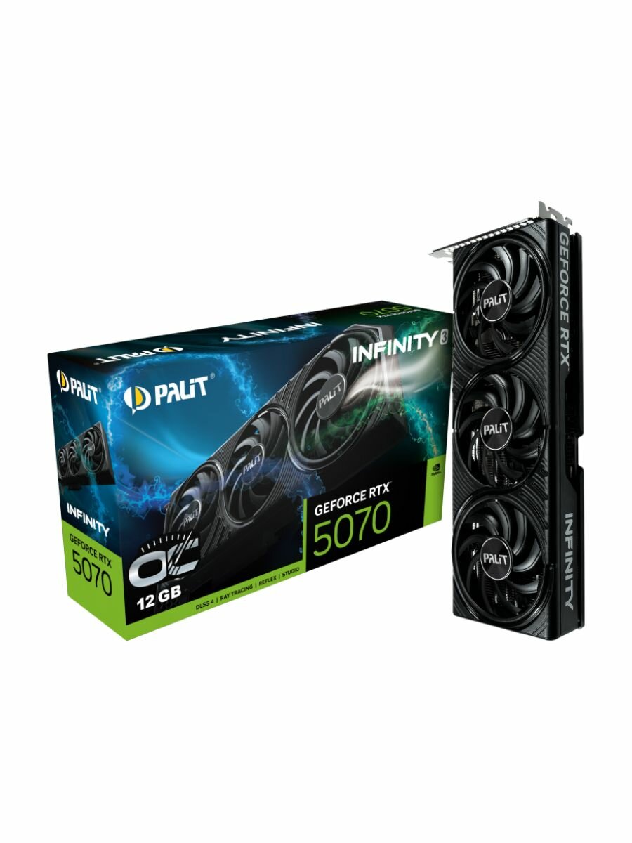 Видеокарта Palit GeForce RTX 5070 Infinity 3 OC 12G
