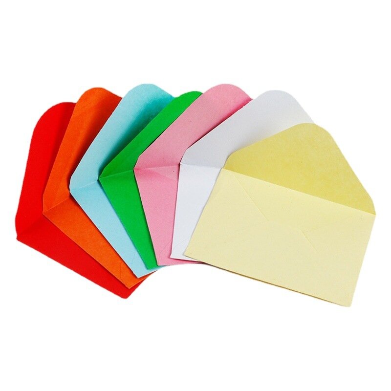 Конверт для писем, белый, многоцветный, с логотипом