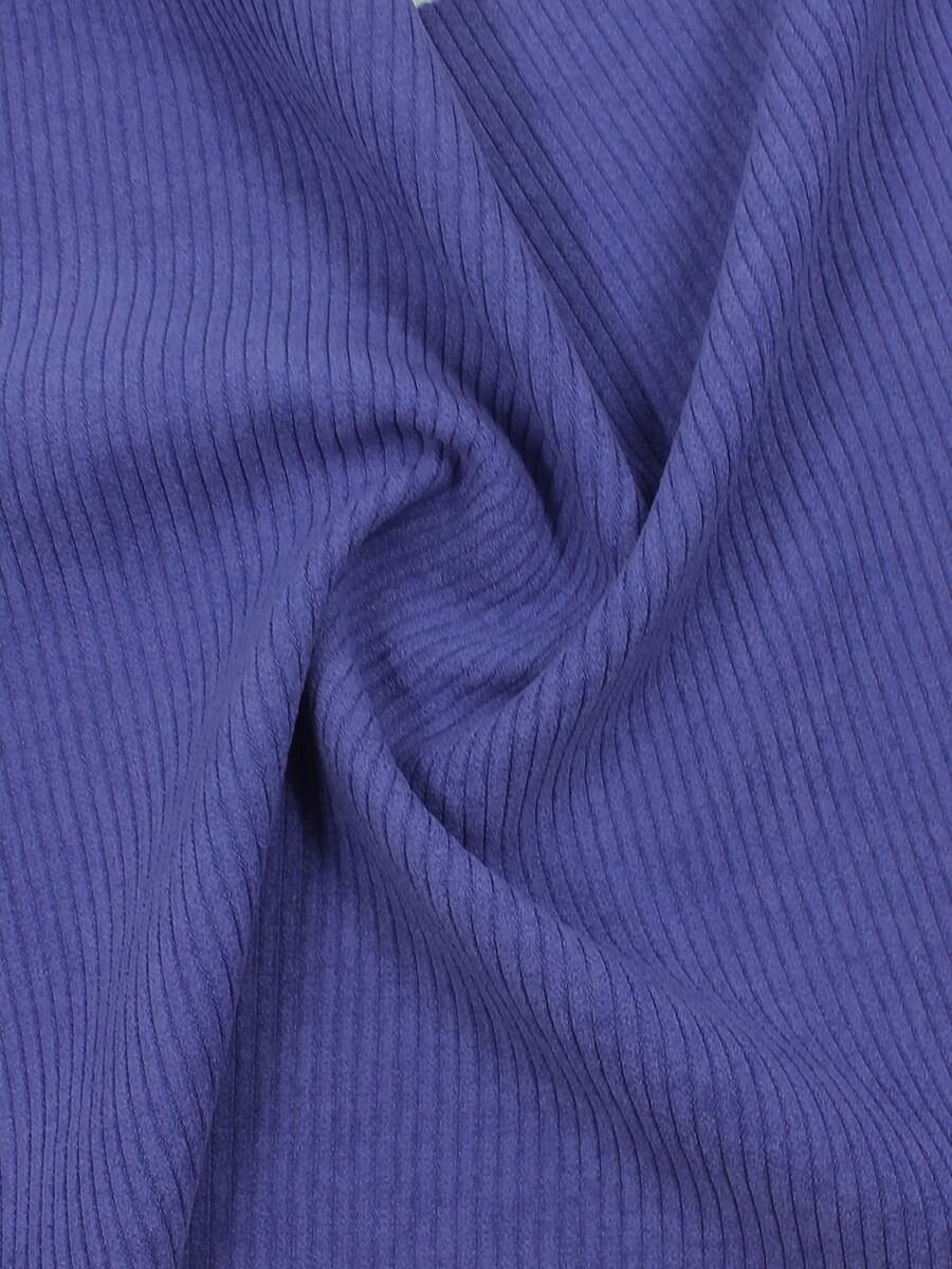 Ткань для шитья, вельвет, цвет фиолетовый, отрез 1,4х7м