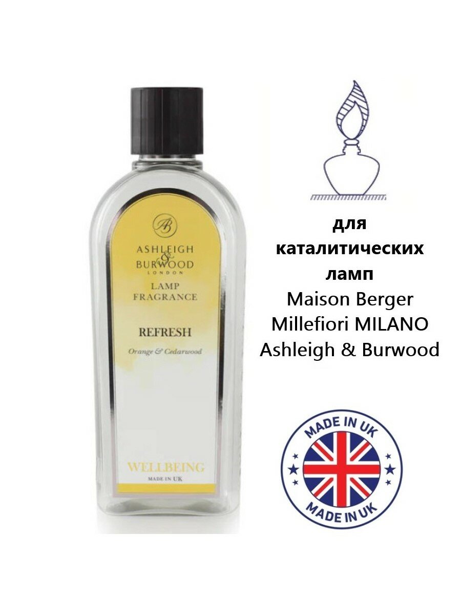 Аромат для каталитических ламп Ashleigh & Burwood, Maison Berger, Millefiori Milano "Wellbeing Refresh" 500 мл.