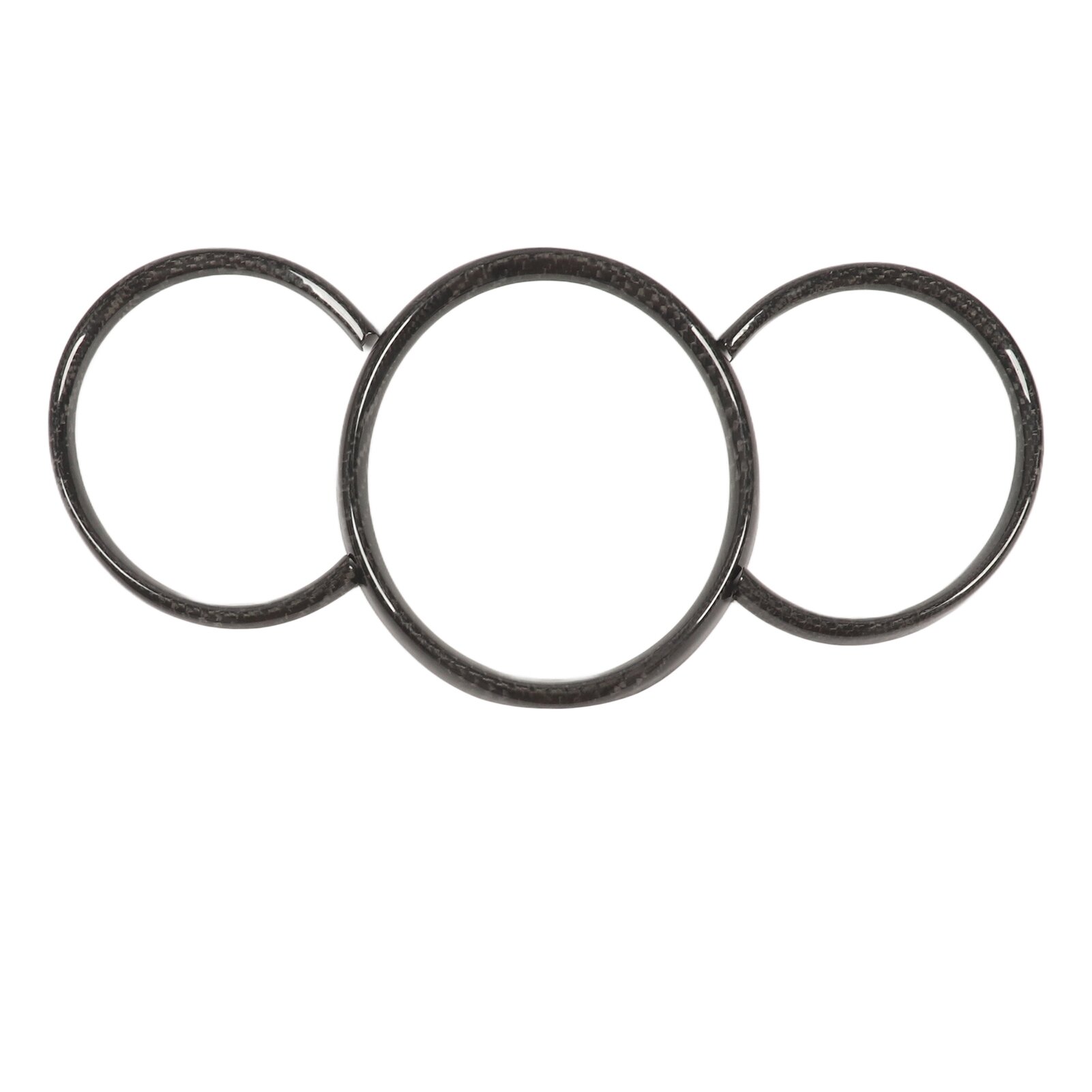 Кольца на приборную панель карбон глянцевый черный для Cayman 2016-2022