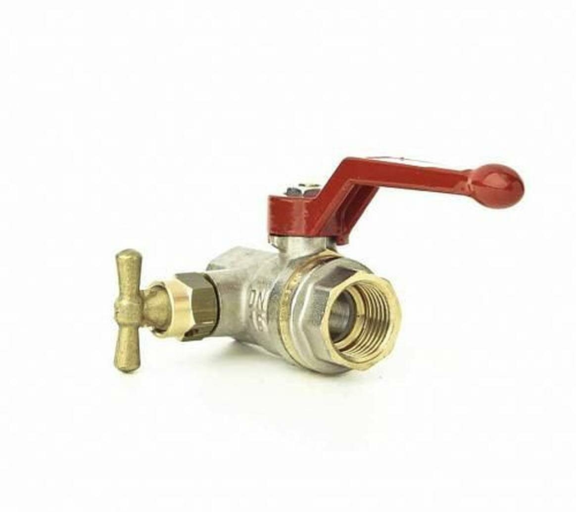 Кран шаровой запорный ВР 3/4" Danfoss BVR-D со спускным элементом DN20 065B8217