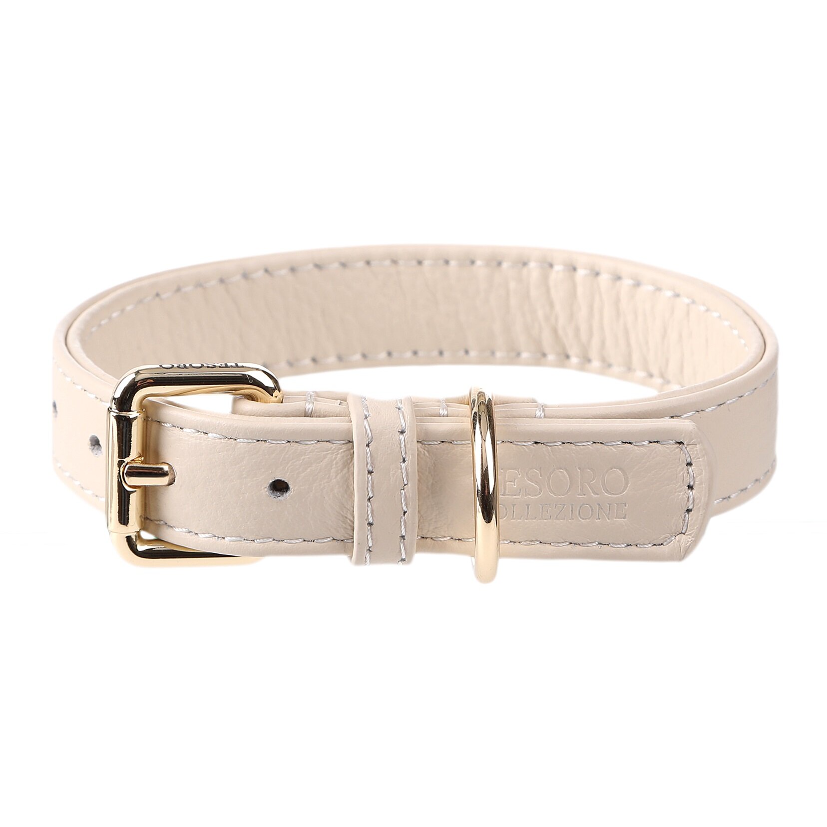 Ошейник для маленьких собак Tesoro, натуральная кожа