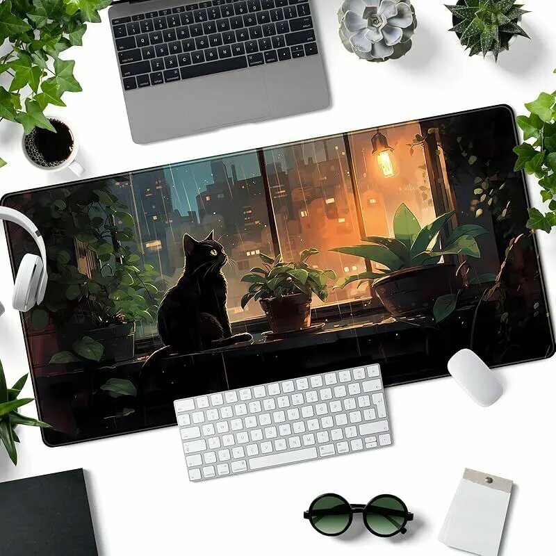 Игровой коврик для мыши, XXXL, темно-зеленый