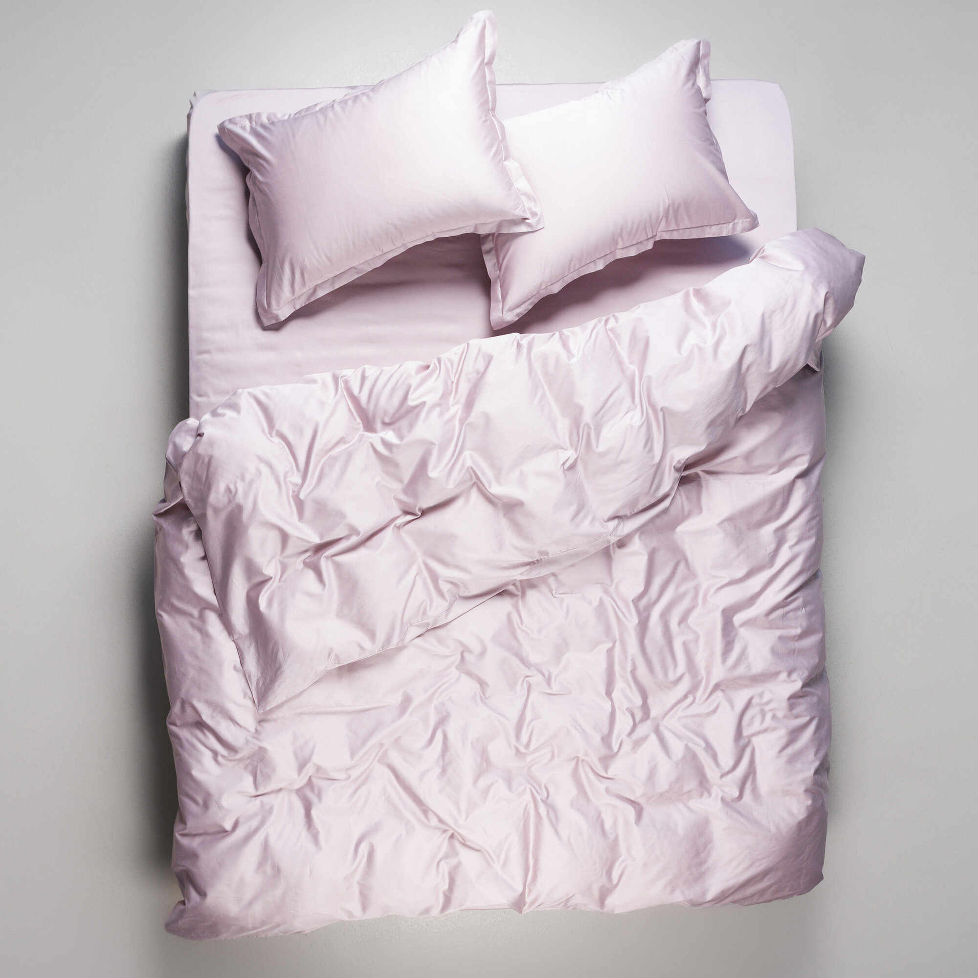 Комплект постельного белья "Violet Veil" PRIDANOE, мако-сатин 100%, 2 спальное