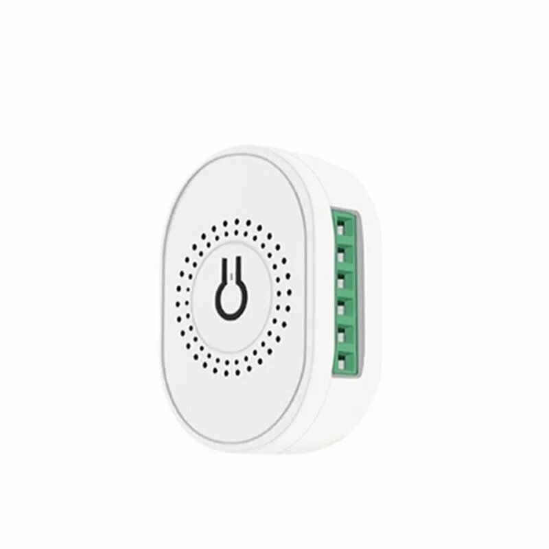 R5Tuya Smart WiFi Fan Модуль переключения потолочного вентилятора Двухрежимный сброс Контроллер голосового переключателя совместим с Home белый