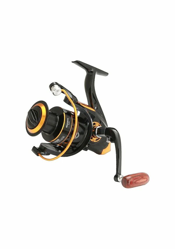 Рыболовная катушка с 13-осевой полностью металлической катушкой, максимальным фрикционом 8 кг, модель 1000, черный цвет, набор для морской и речной рыбалки