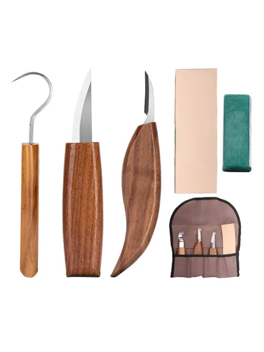 Набор резцы для резьбы по дереву нож