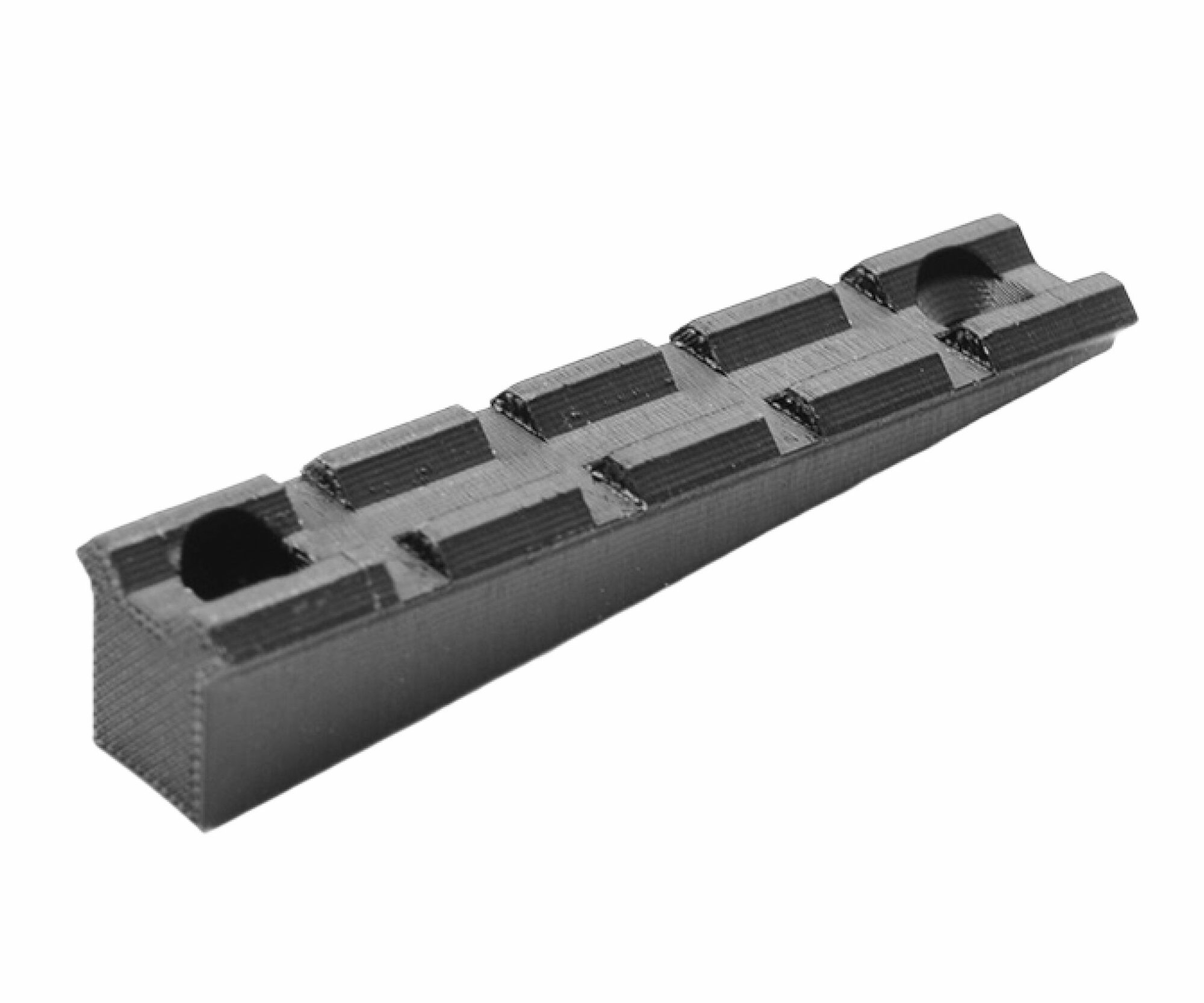 Планка Weaver на цевье МР-60, МР-61 для сошек, пластик, 100 мм