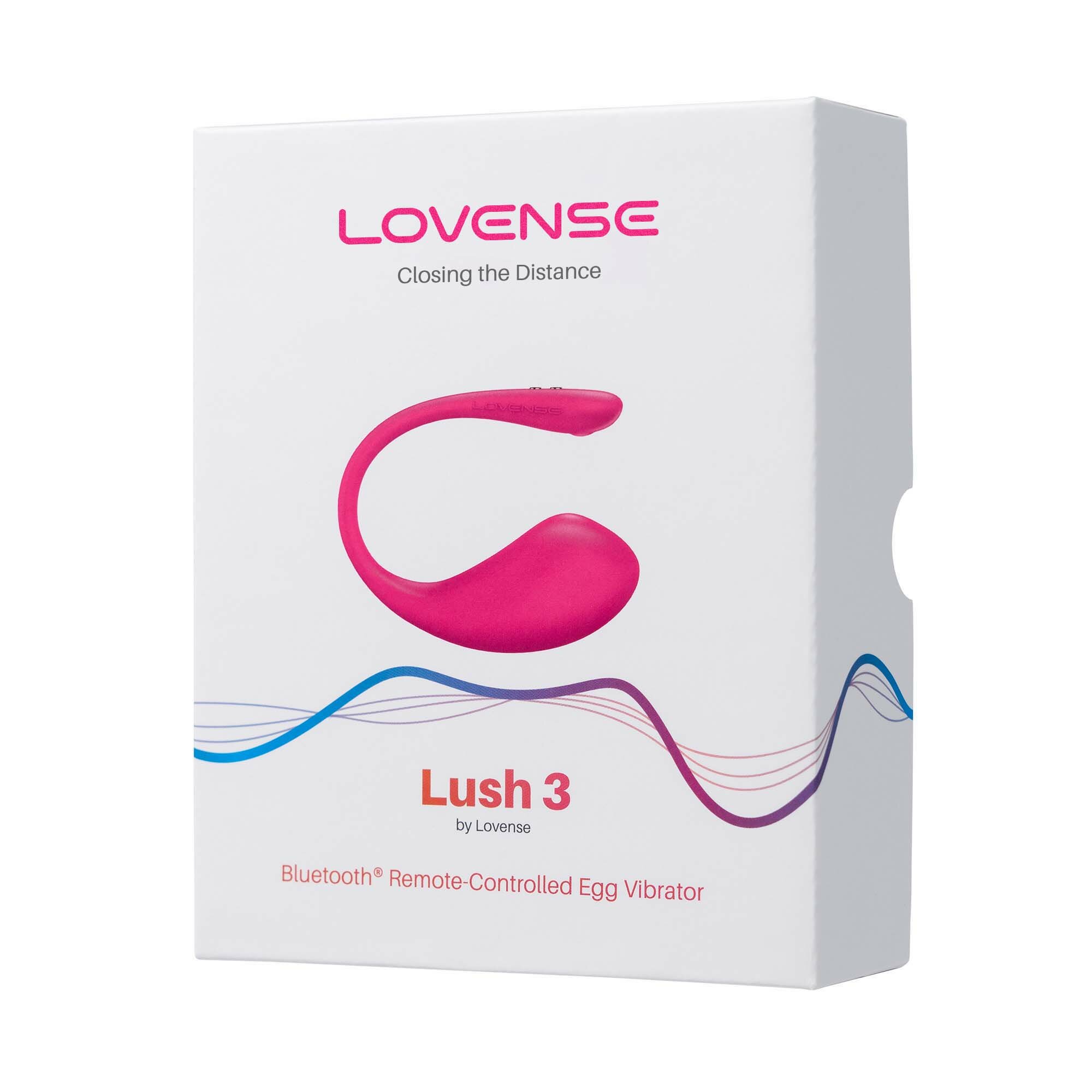 Вибратор Lovense Lush 3, для пар, дистанционное управление, водонепроницаемый, 10 режимов, розовый