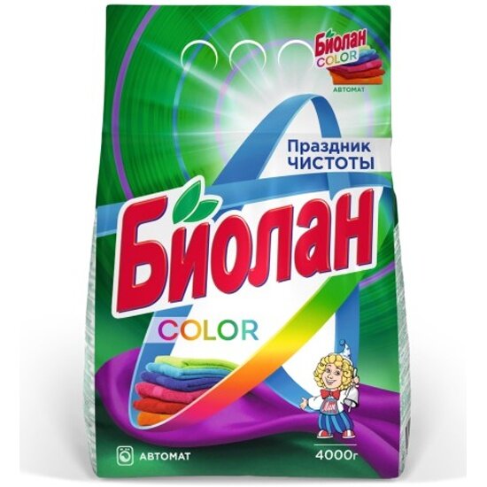 Стиральный порошок Биолан Автомат Color 4 кг