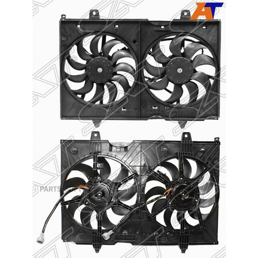 Диффузор Nissan X-Trail 07-15 / Rogue 07-14 от официального дистрибьютора, SAT, артикул STDT072000