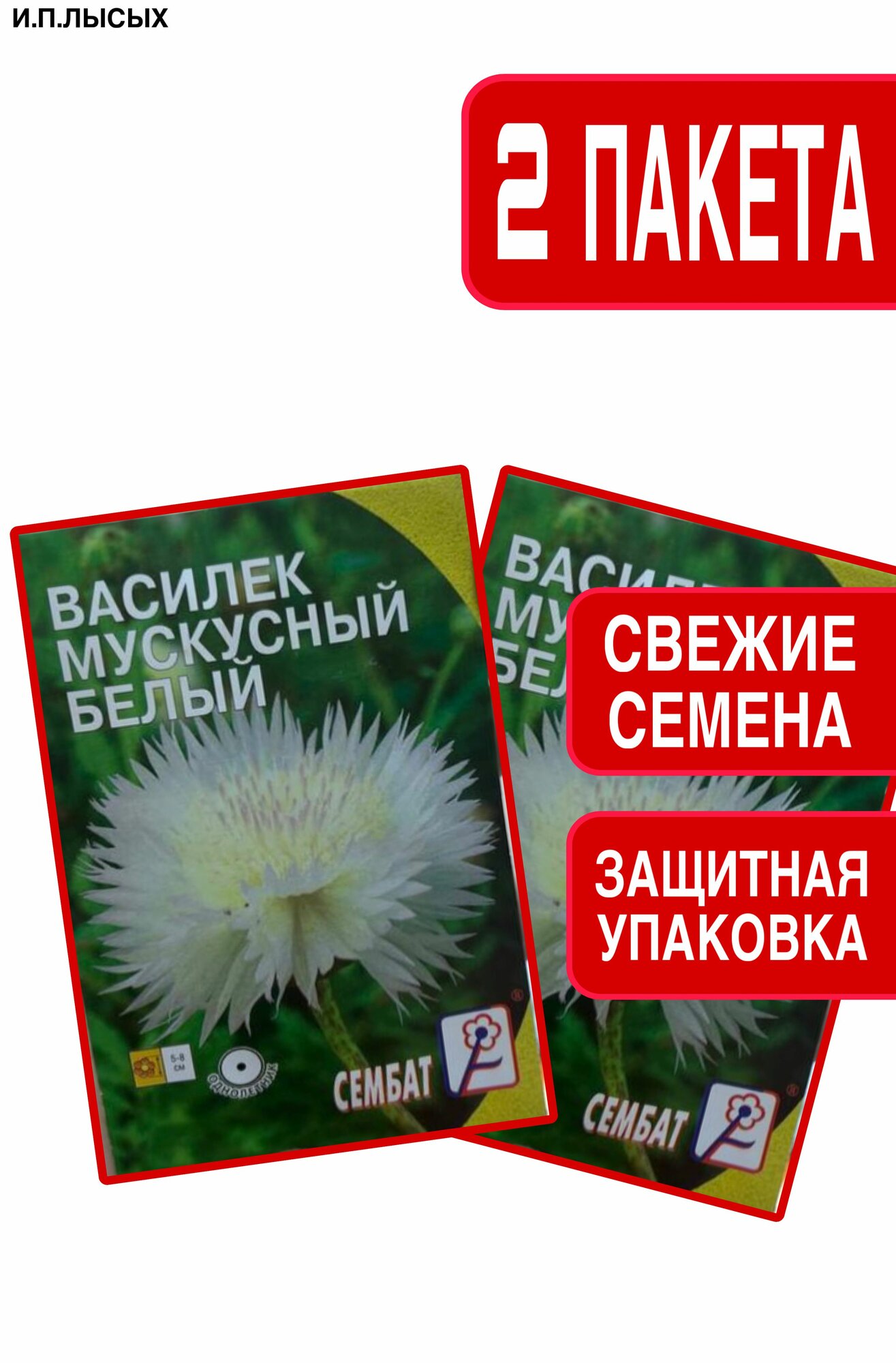 Семена Василек "Белый Мускусный"