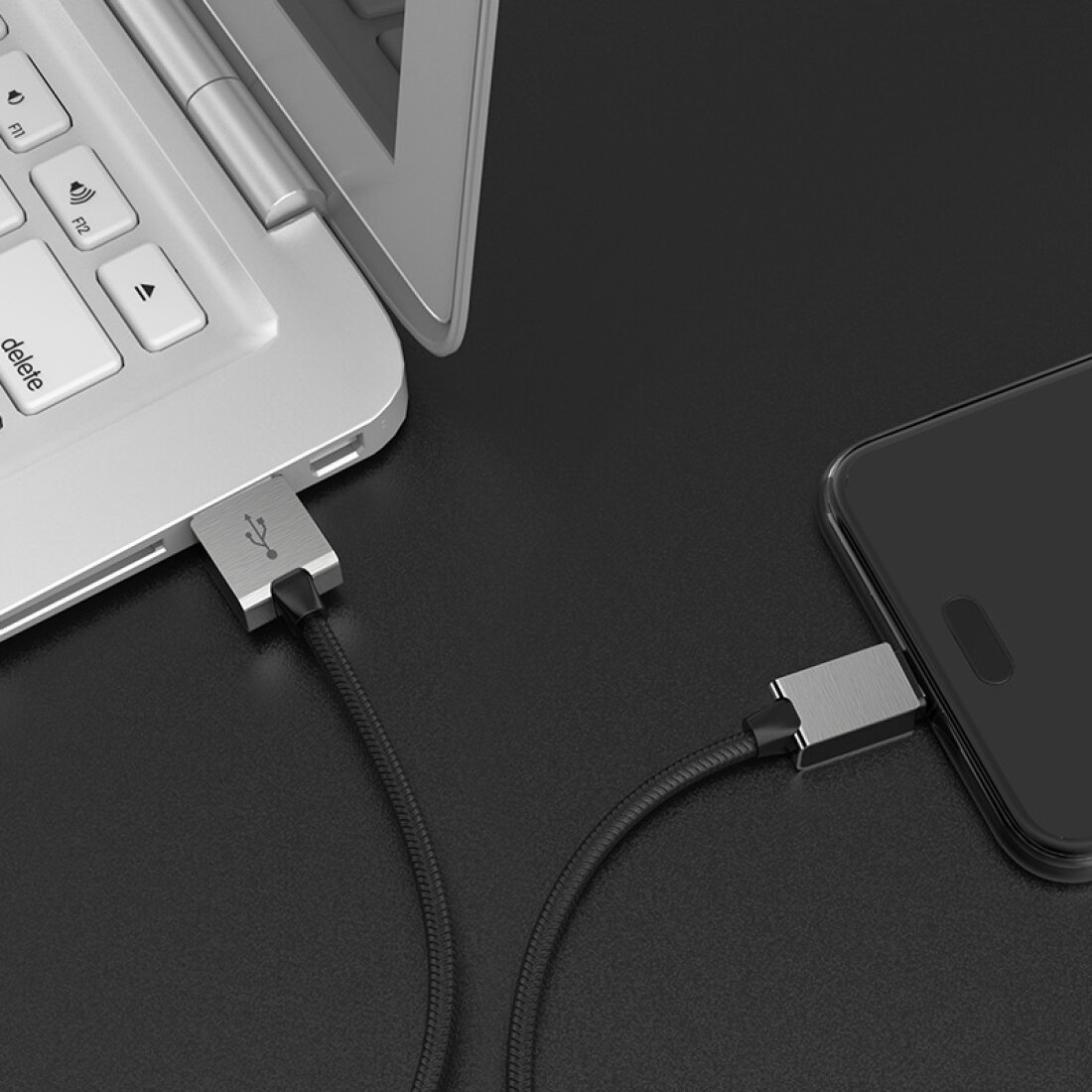 USB Кабель Micro, HOCO, U49, черный — фото 1