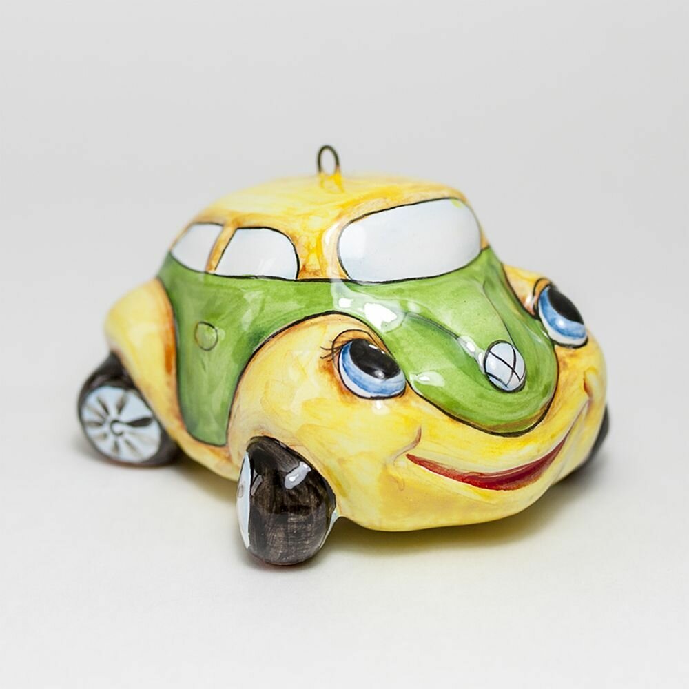 Коллекция игрушечных транспортных средств “Весёлый транспорт” Автомобильчик жёлтый