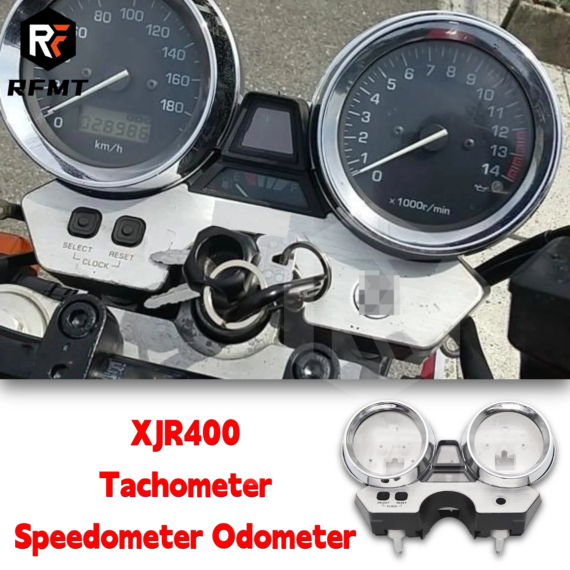 Тахометр для мотоцикла, спидометр, одометр, приборная панель, внешний корпус для YAMAHA XJR400 XJR1300 1998 1999 2000 2001 2002