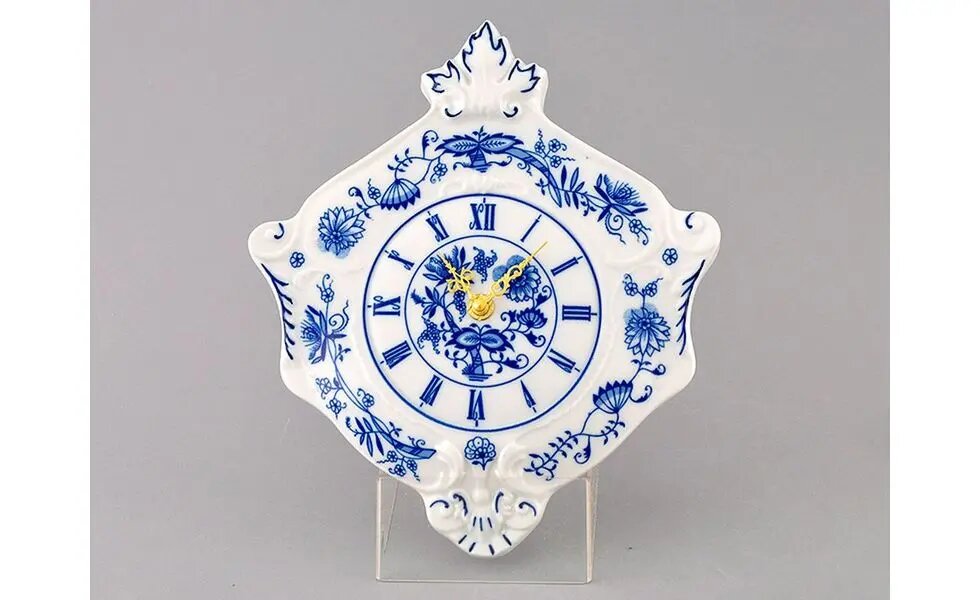 Настенные часы Leander "Настенные часы Гербовые 27 см" - Фарфор, Голубой, Белый