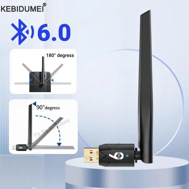 Bluetooth 5.4 адаптер USB с антенной — фото 1