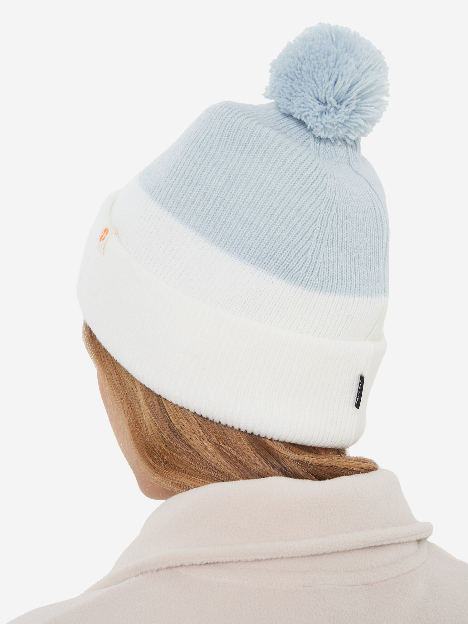 Шапка PROTEST Unisex hat для мужчин и женщин, размер one size, белый/голубой — фото 1