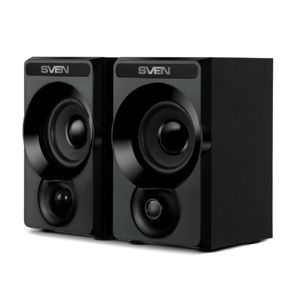 Колонки SVEN SPS-535, 2.0, USB, портативные, 6Вт, черные