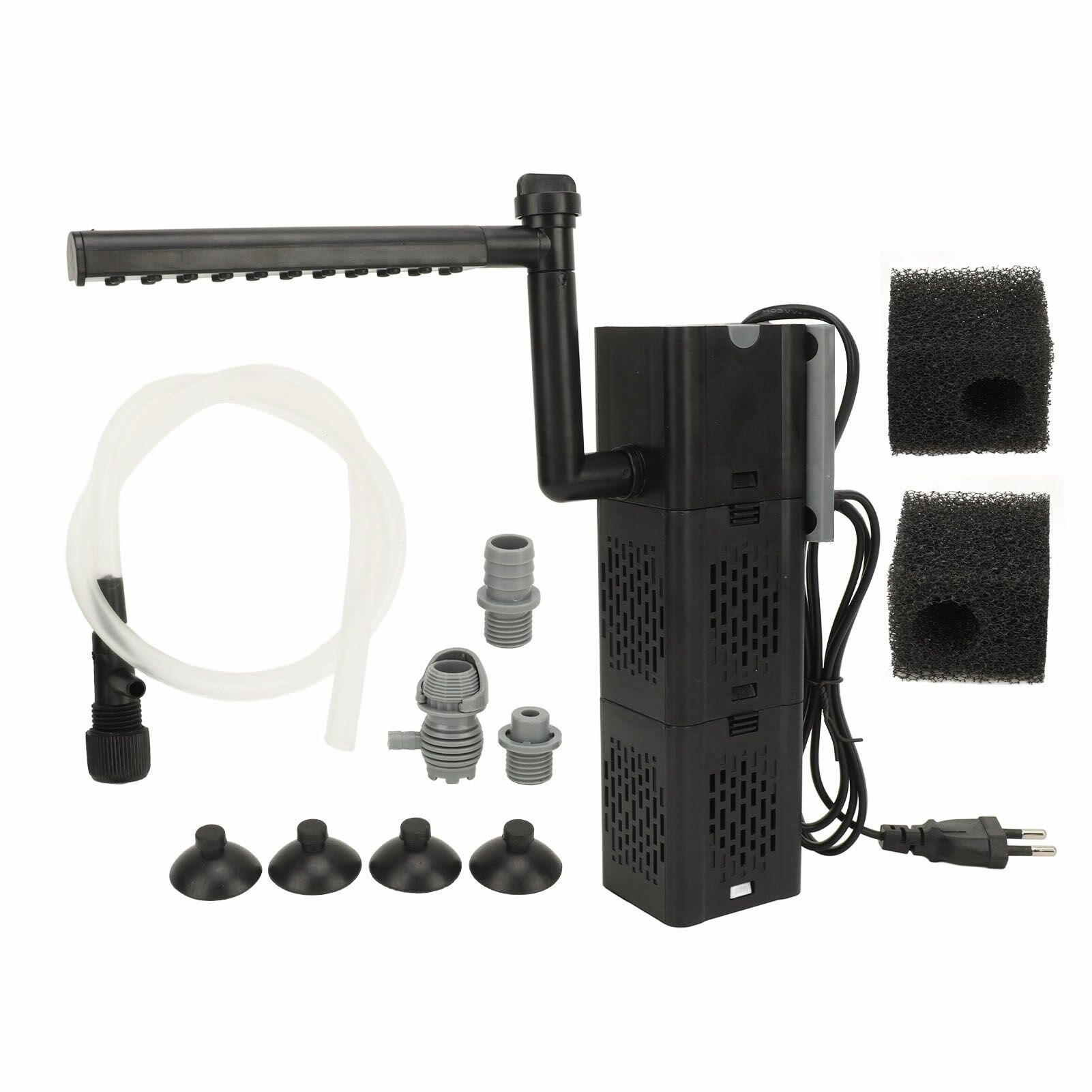 Аквариумный внутренний фильтр Quiet Powerful Oxygenation Wave Making Submersible Fish Tank Filter Pump EU Plug 220V с функцией недельного цикла