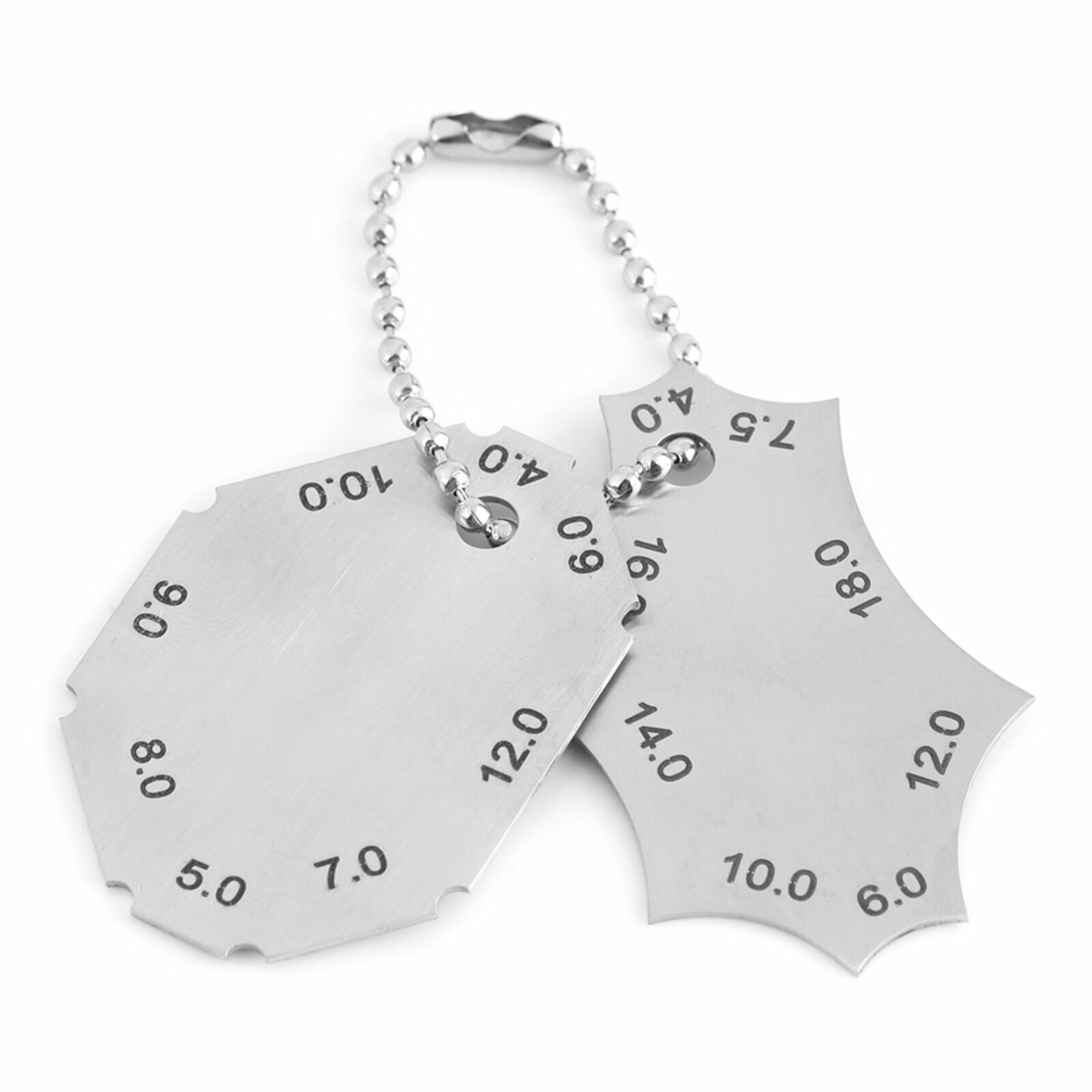 Измеритель глубины и длины катета для углового сварного шва, линейка, двухкомпонентный измеритель