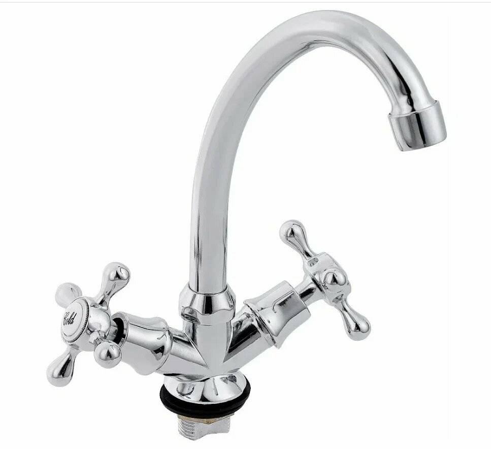 Смеситель для кухни Tsarsberg TSB-272-79, силуминовый, аэратор, хром