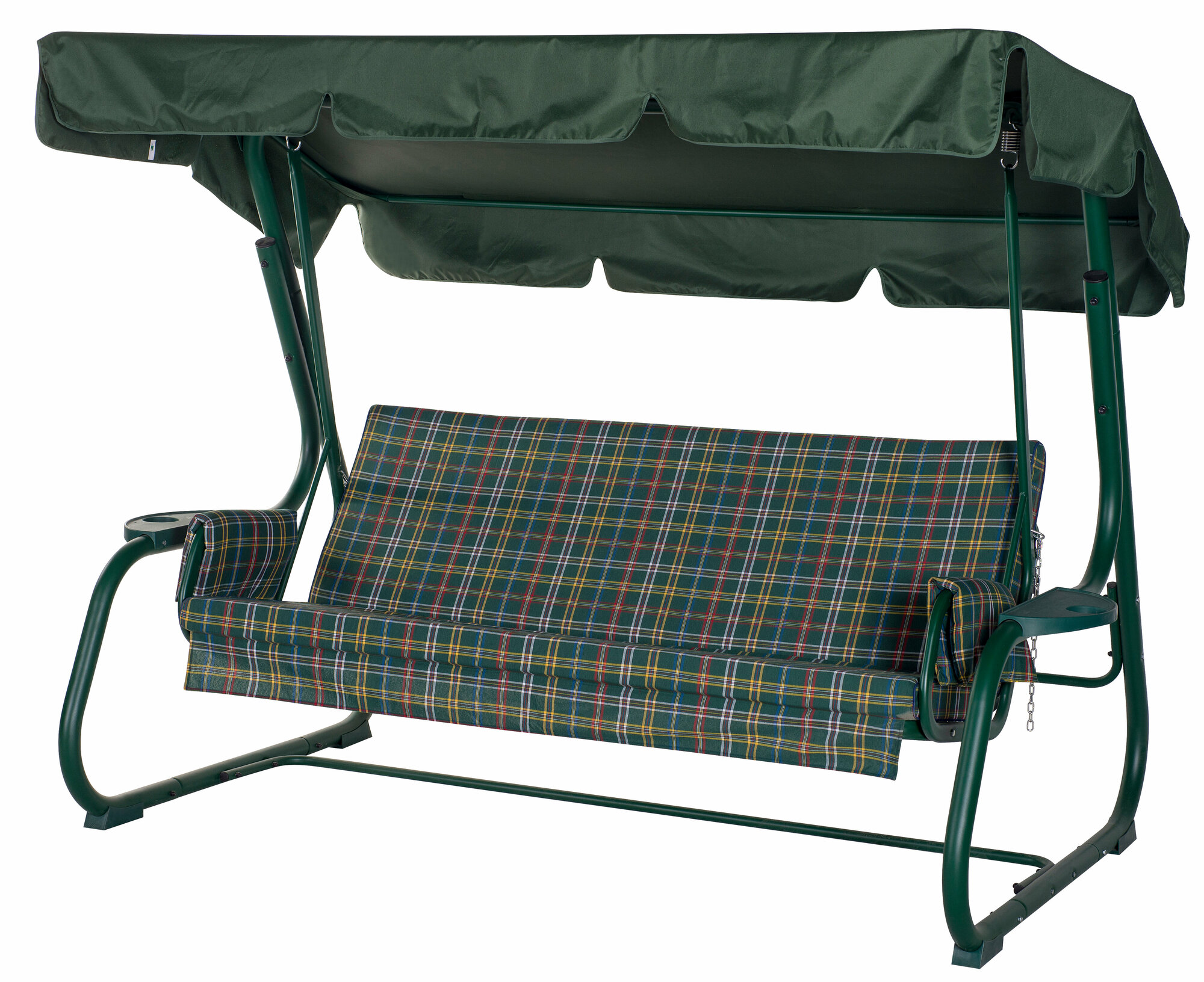 Качели Удачная Мебель "Ибица", металл, максимальная нагрузка 350кг, зеленые