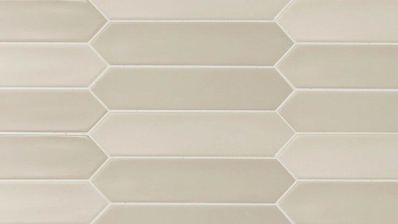 Керамическая плитка Equipe Lanse Muslin 27484 настенная 5x25 см бежевый для ванной комнаты, для кухни, на фартук Испания